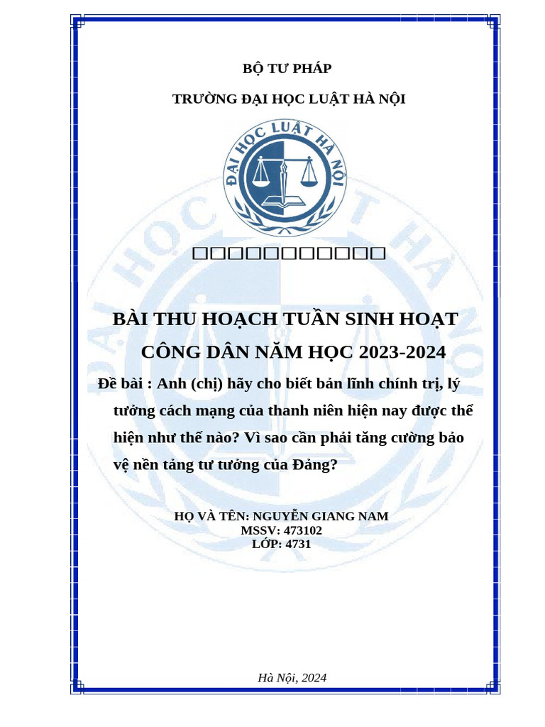 Bài Thu Ho CH SHCD | PDF