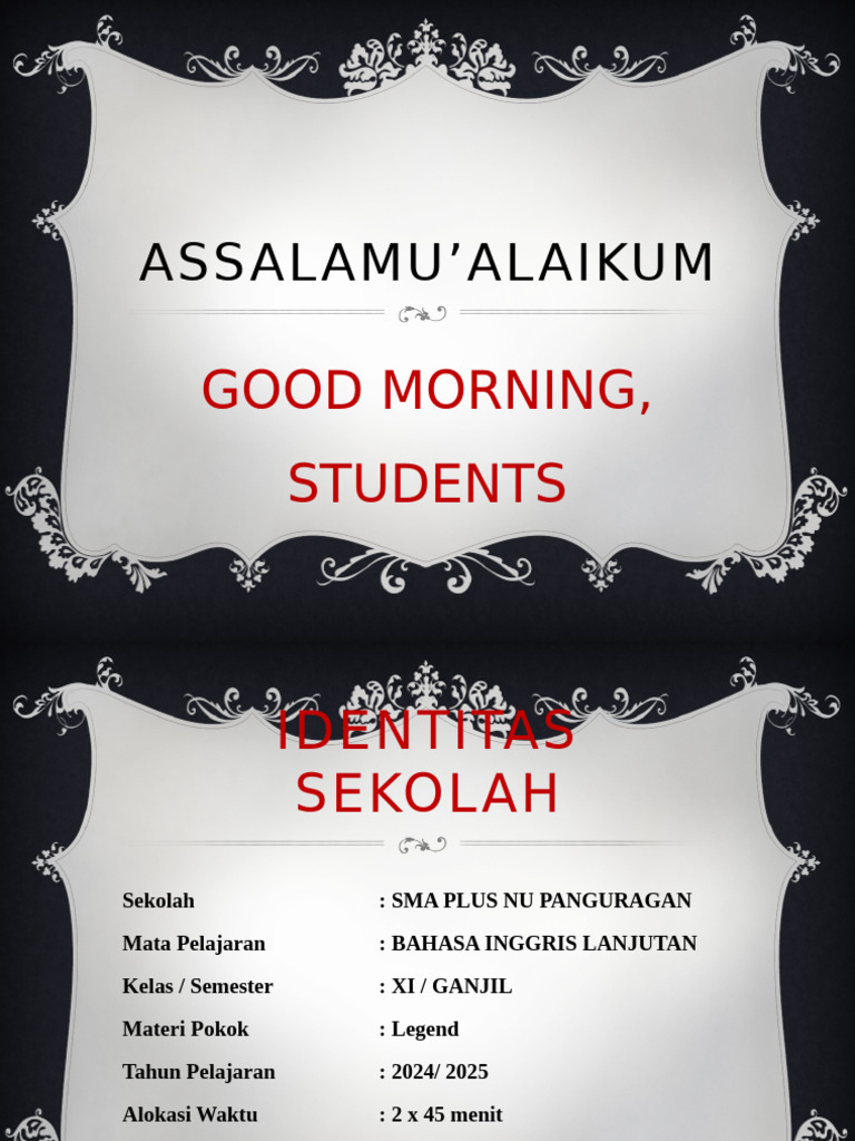 Media Pembelajaran Narrative Text Legend | PDF