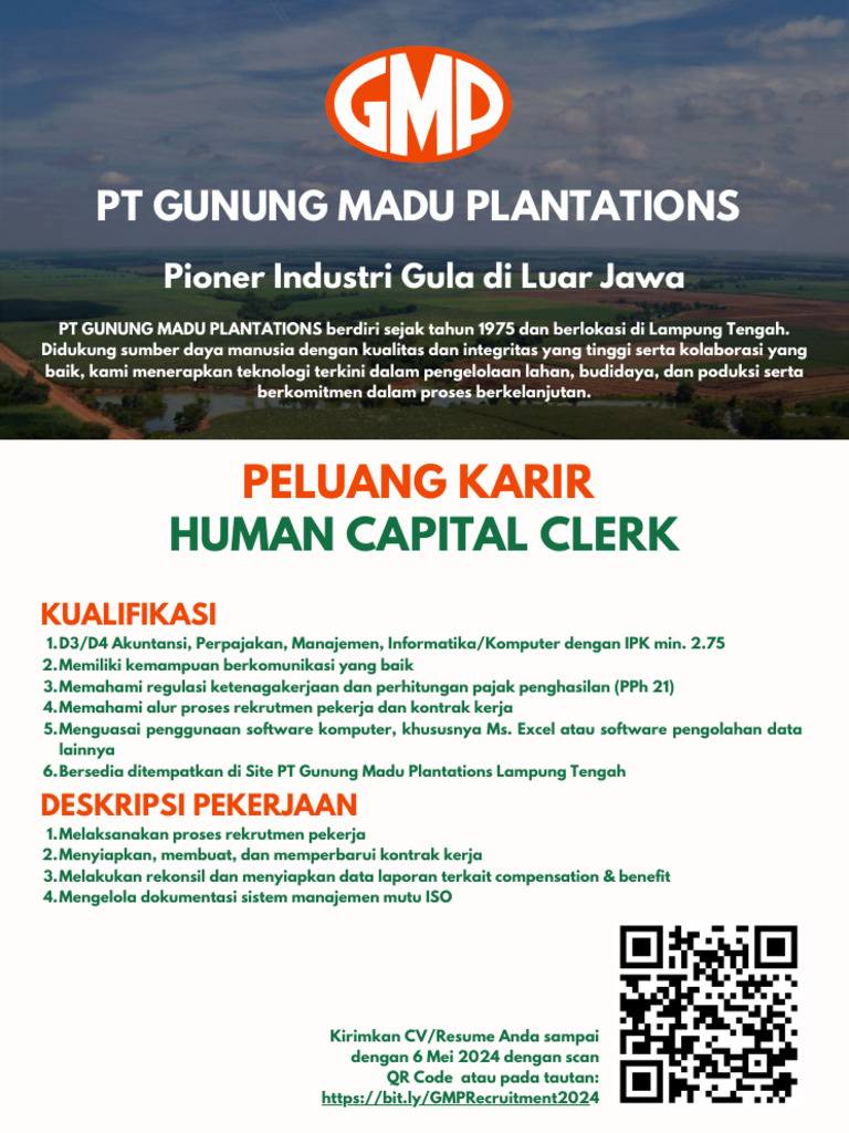 GMP 2024 Recruitment | PDF