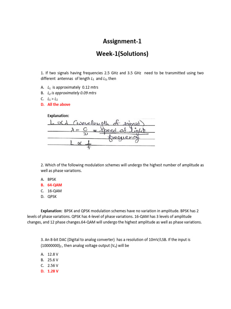 NPTEL BSDR - Assignment 1 - Solution | PDF