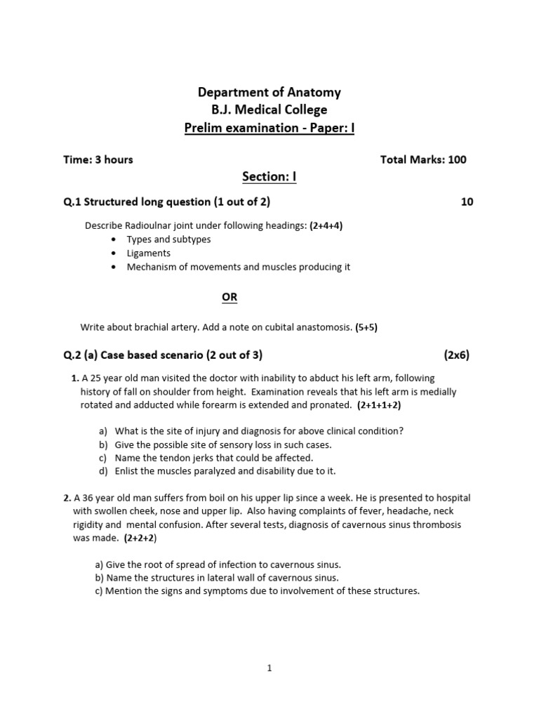 Prelim Paper 1 | PDF