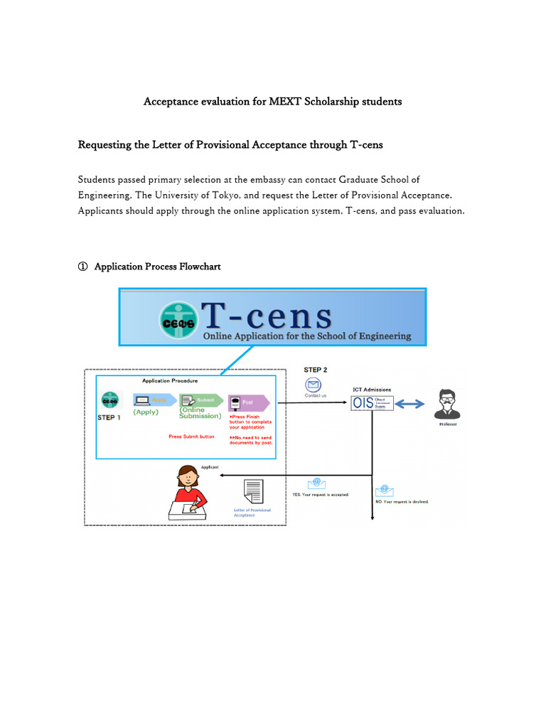 Application Tips For MEXT Embassy Recommendation | PDF