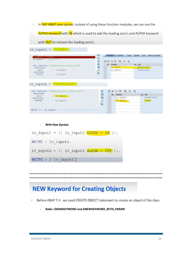 New Syntax Part8 | PDF
