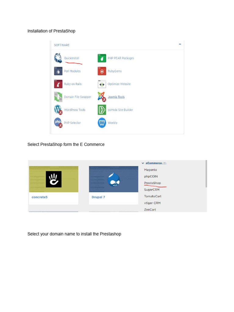 PrestaShop Basic Tutorial | PDF