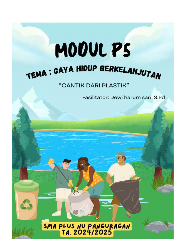 Modul P5 SMA Gaya Hidup Berkelanjutan - Cantik Dari Plastik KELAS 10 LENGKAP EDIT | PDF