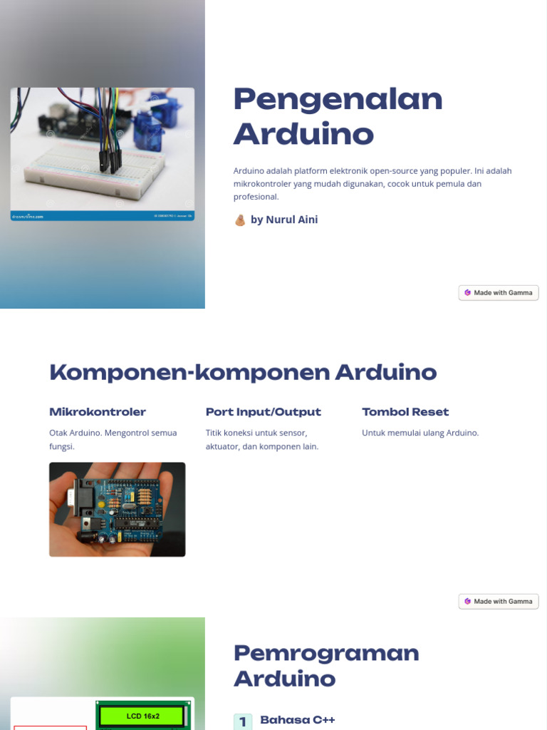Pengenalan Arduino | PDF