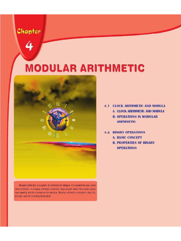 0 0 Modular Arithmetic Pdf