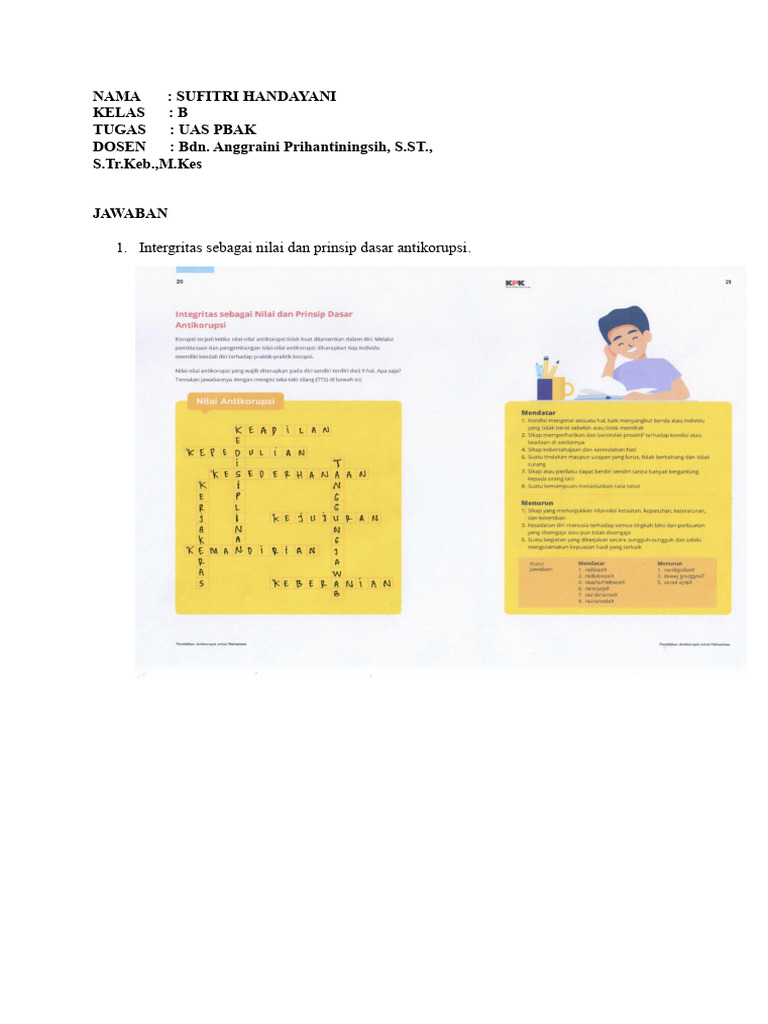 Sufitri Handayani - Uas Pbak | PDF