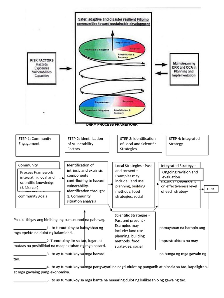 DRRM Process Framework | PDF DRRM Process Framework | PDF