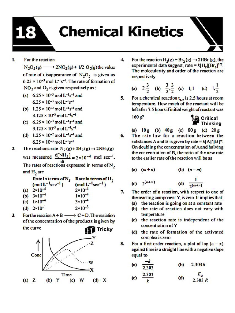 Chemical Kinetic | PDF