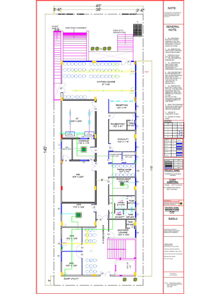 Block-C GF HVAC layout-2024-Model | PDF