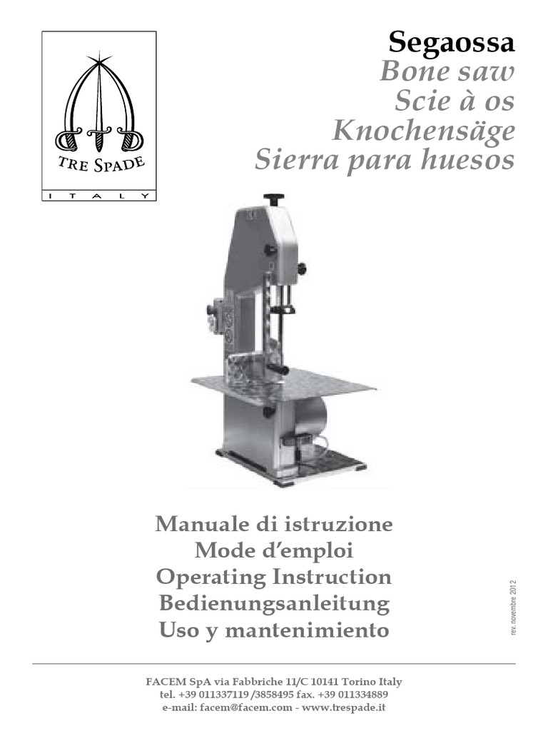 Facem - Bone Saw - 2012 - English | PDF