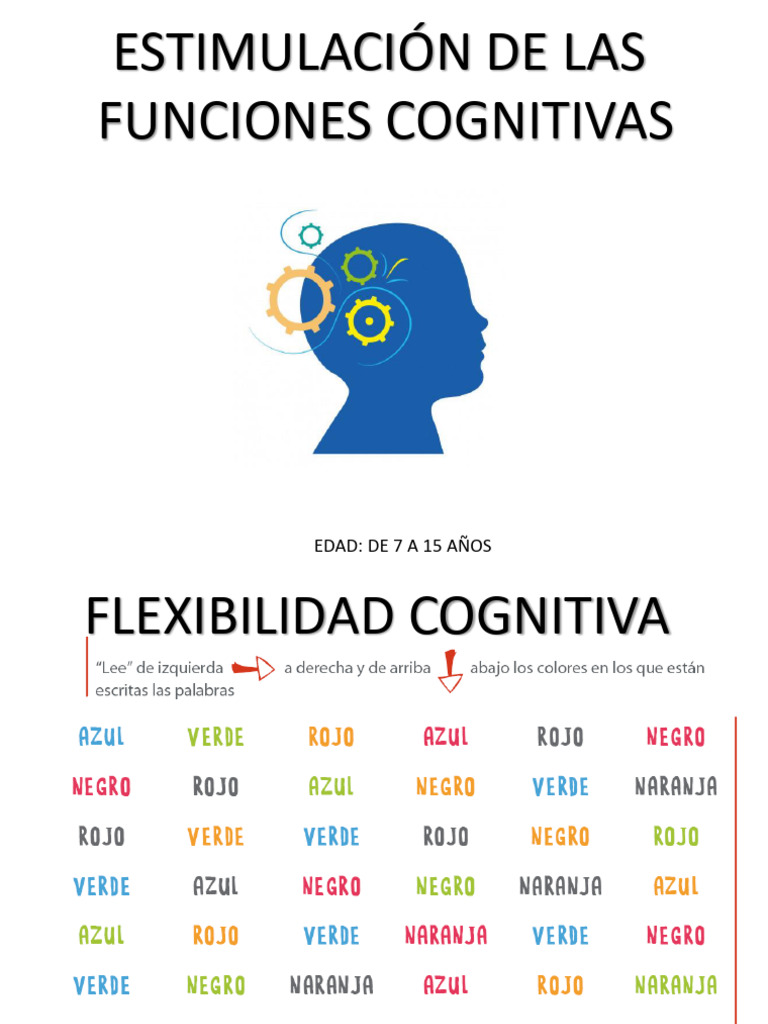 Estimulacion de Las Habilidades Cognitivas | PDF