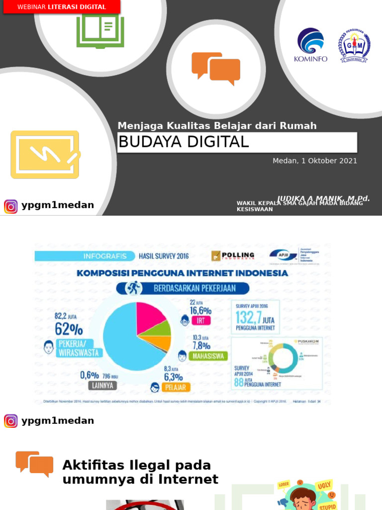 Tips Dan Pentingnya Internet Sehat (KOMINFO) | PDF