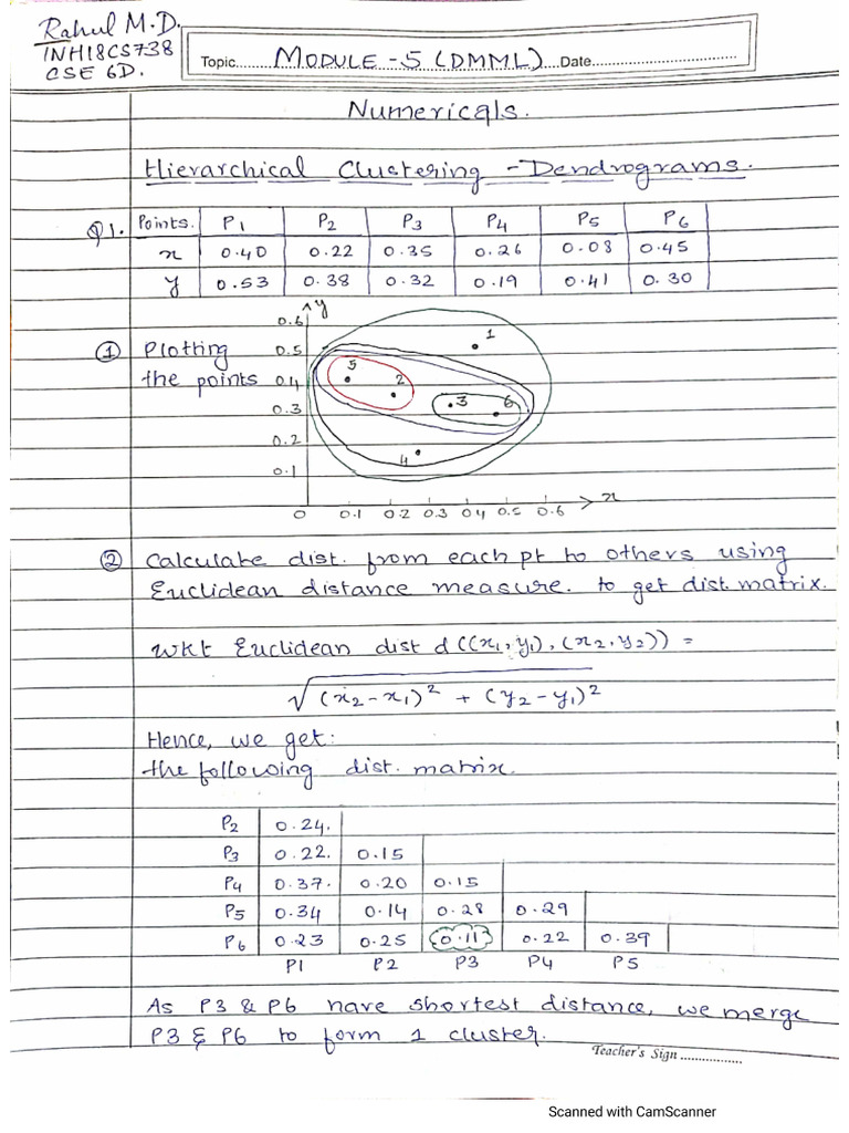 DMML Module 5 Numericals | PDF