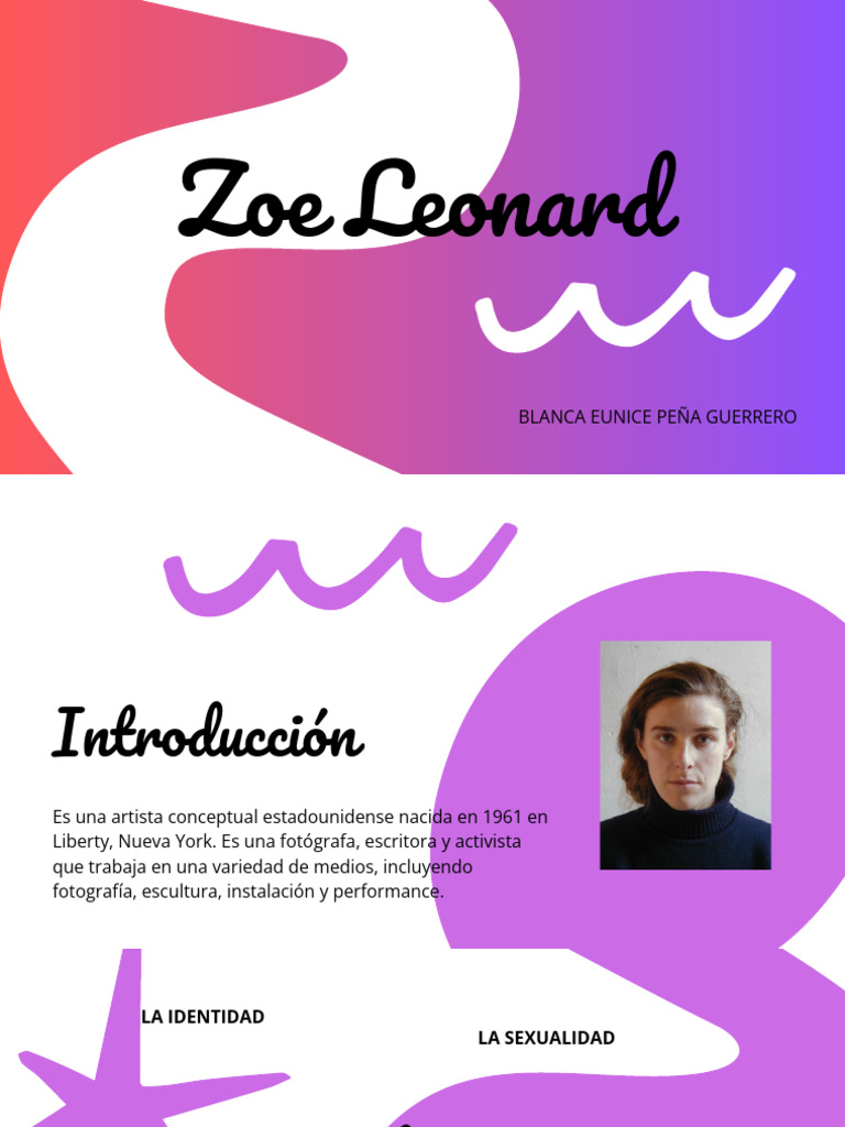 Zoe Leonard | PDF
