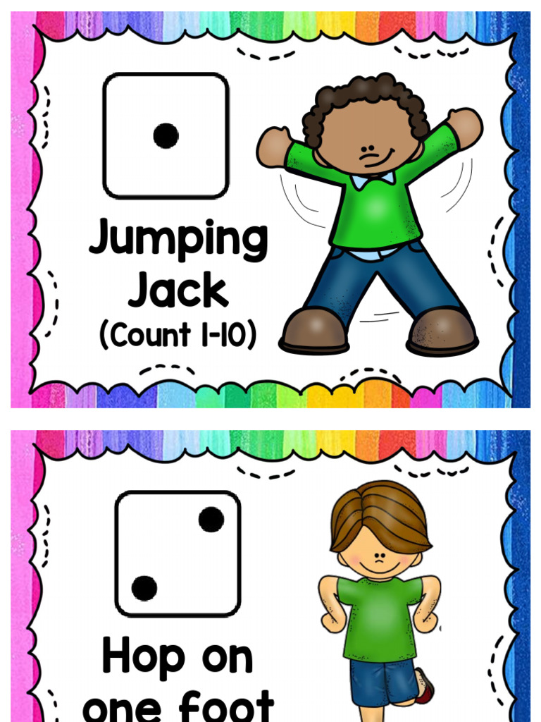 Brain Break Dice Game | PDF