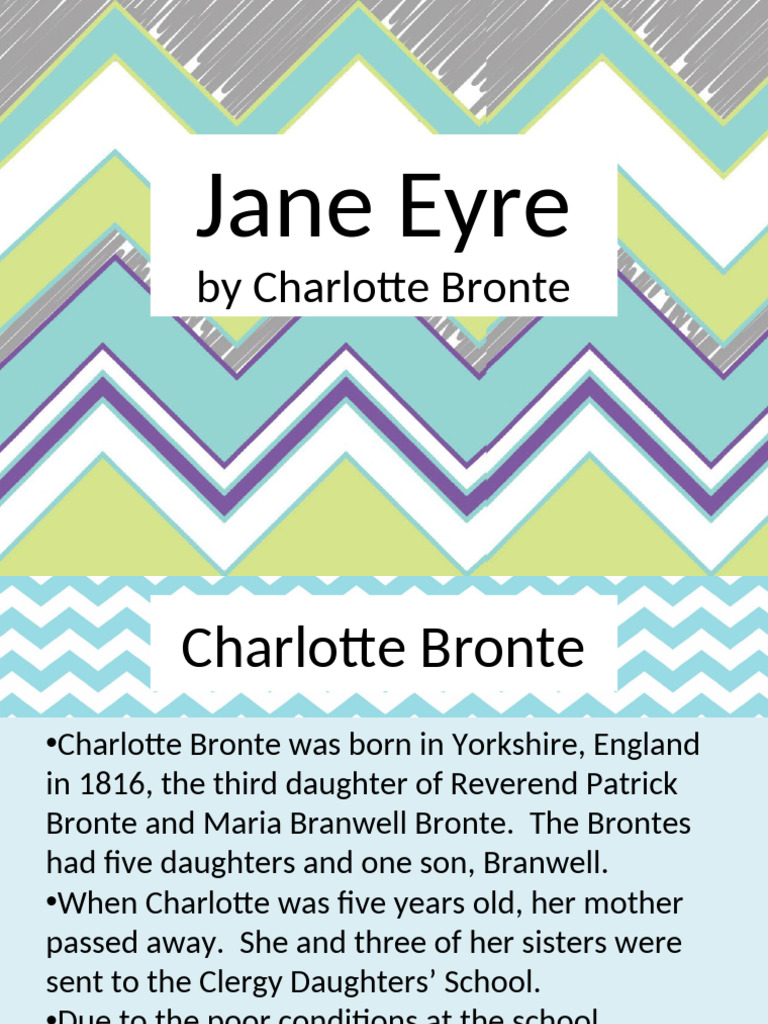 CHARLOTTE BRONTE and JANE EYRE (Reference 1) | PDF | Charlotte Brontë ...