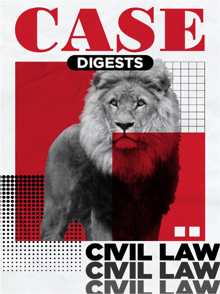 SBCA CBO CASE DIGESTS Civil Law 2022 | PDF