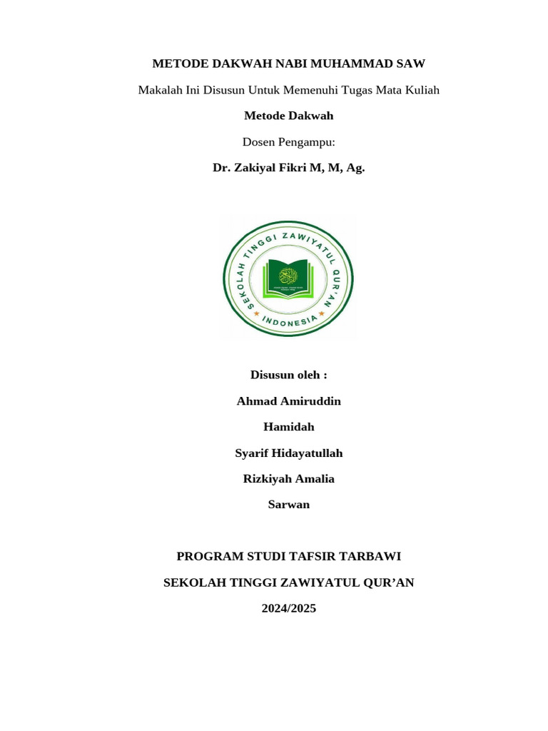 Kel. 4 Makalah Metode Dakwah | PDF