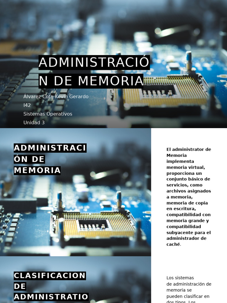 Administracion de memoria | PDF
