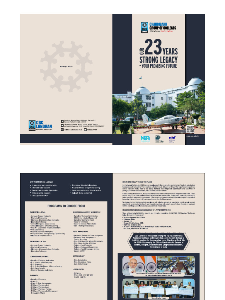 UG PG Brochure 2024 | PDF