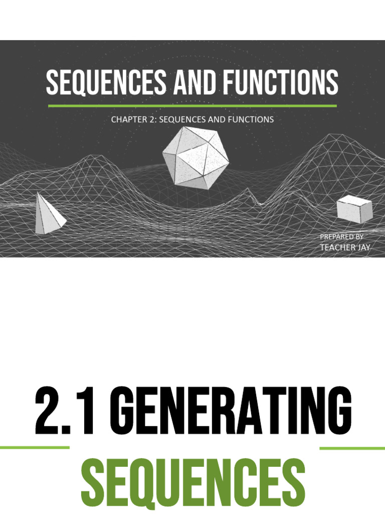 Sequences and Functions Guide | PDF | Sequence | Mathematics