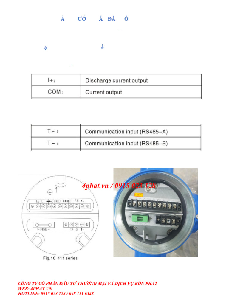 Dau Noi Dong Ho Nuoc Dien Tu Flowtech Fma | PDF
