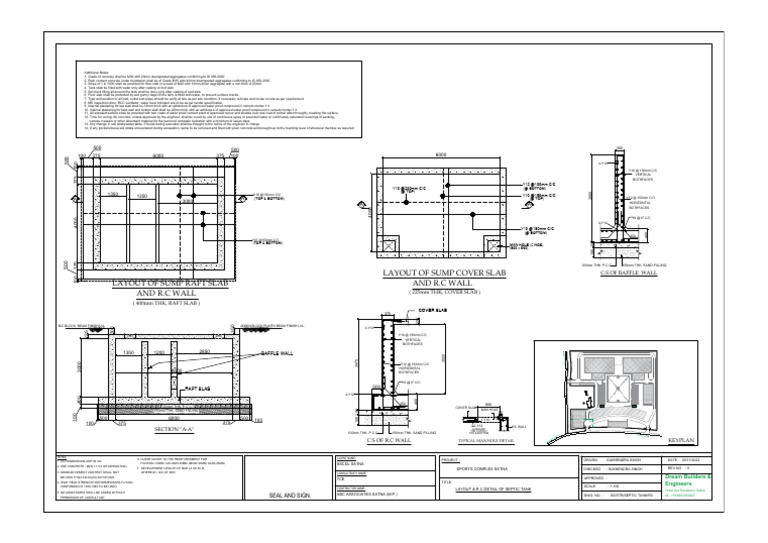 03-11-23 Septic TANK-Model | PDF | Concrete | Structural Engineering