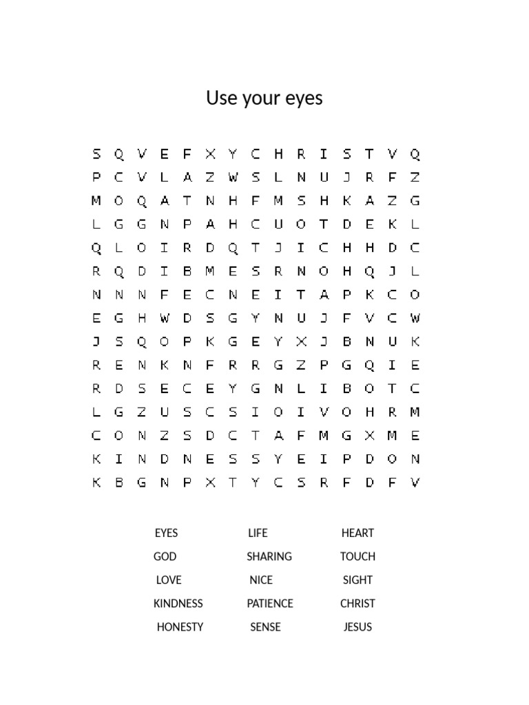 Use Your Eyes | PDF