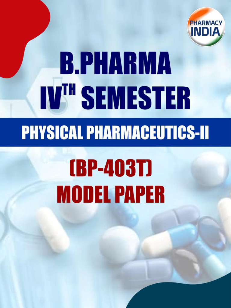Physical Pharmaceutics II Model Paper | PDF