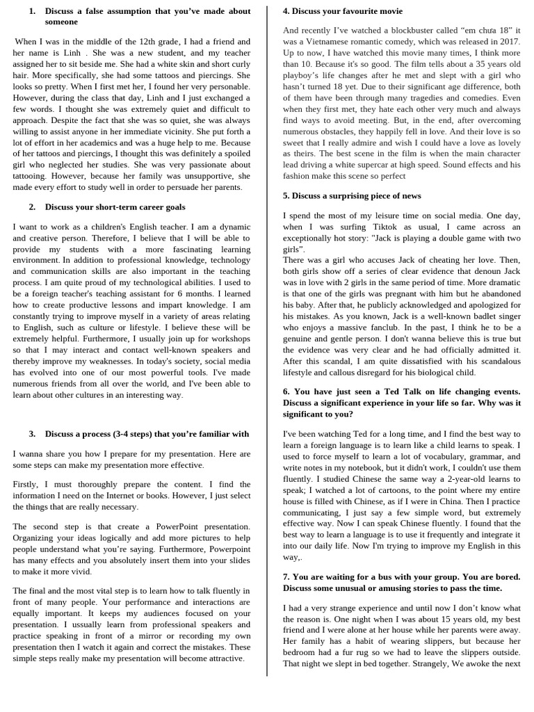 Topic Talk - Daily | PDF | Diet (Nutrition) | Diet & Nutrition
