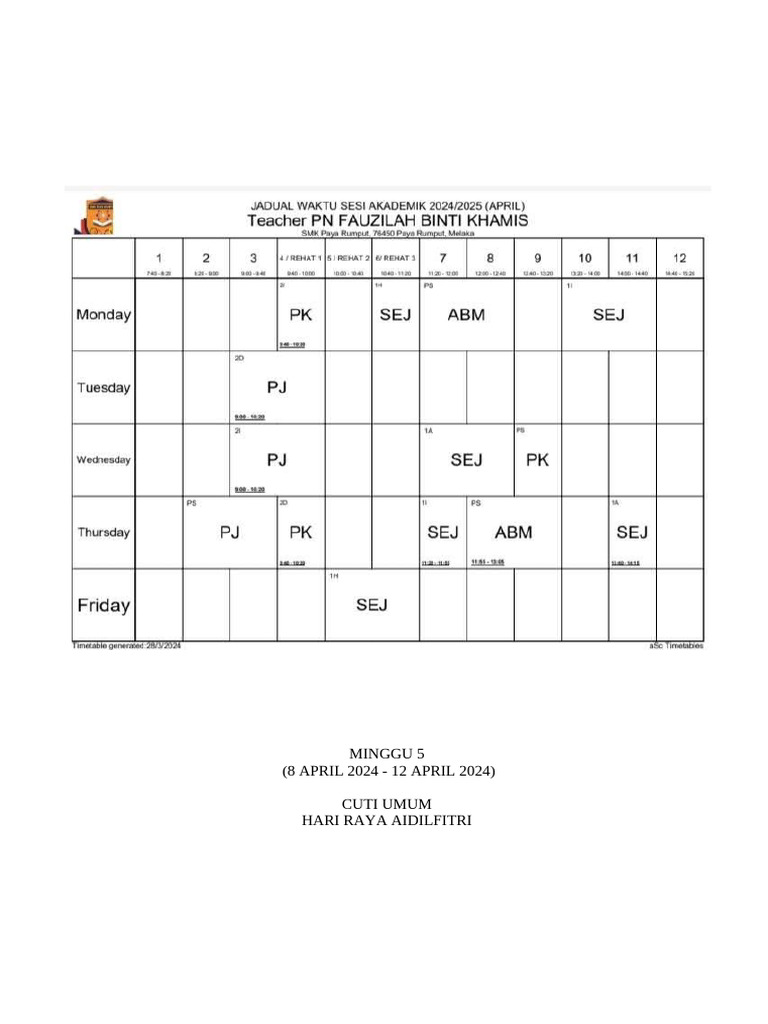 RPH Minggu 6 2024 | PDF