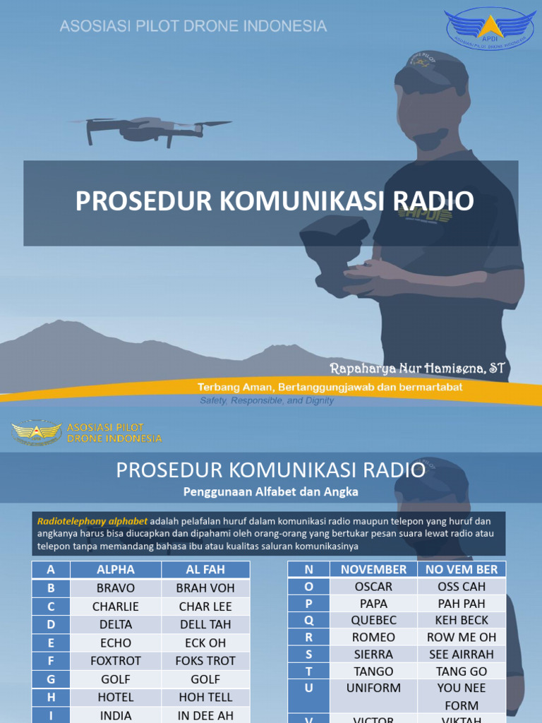 Modul 07 - Prosedur Komunikasi Radio Rev20230308 (1) - 1 | PDF