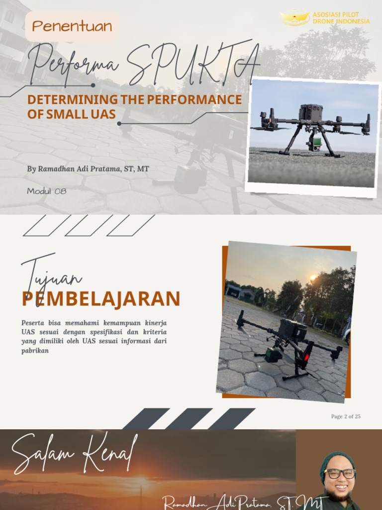 Modul 08 Determining The Performance of Small UAS-Pram | PDF