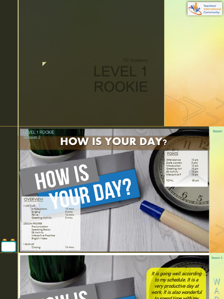 LEVEL 1 Session 2 PDF | PDF
