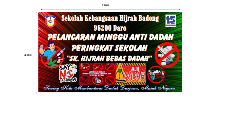 Banner Anti Dadah 2024 D | PDF