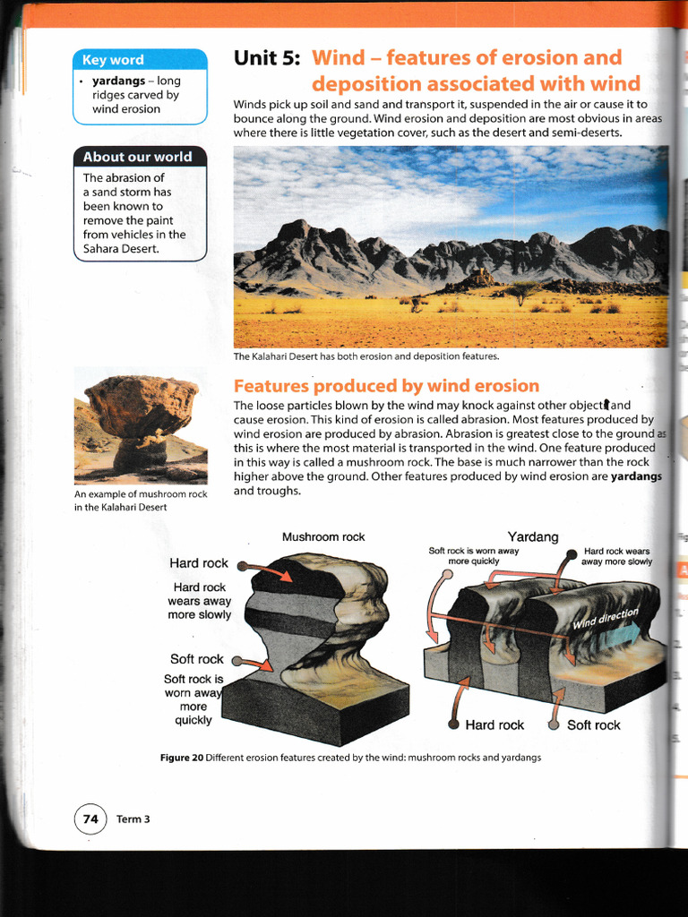 5 Grade 9 Geo Wind Erosion and Deposition Term 3 | PDF