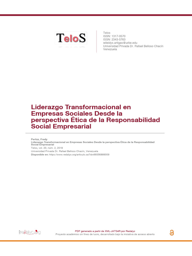 Liderazgo Transformacional | PDF