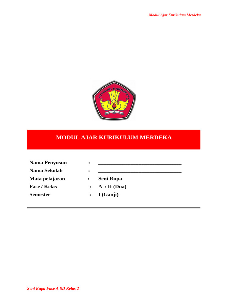 CTH Seni Rupa Kls 2 CP 032 | PDF