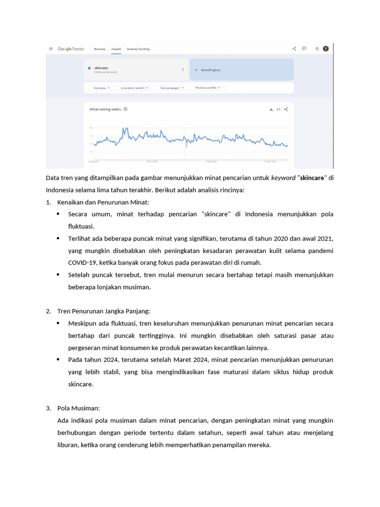 Analisa Data Trend | PDF