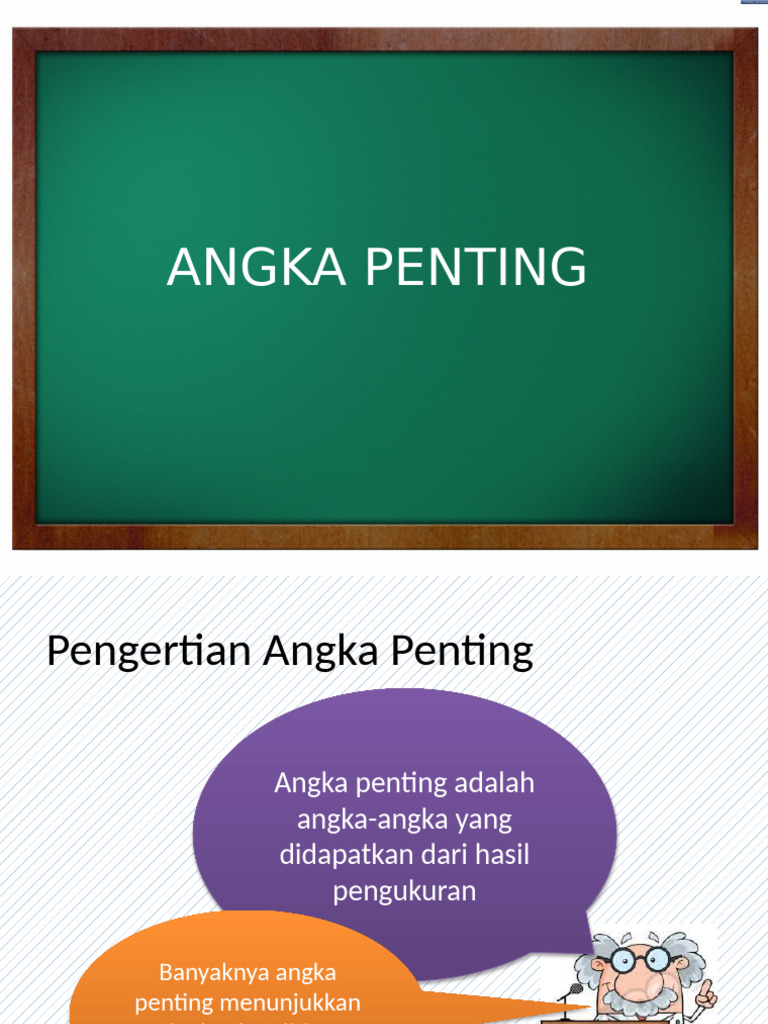Angka Penting Edit | PDF