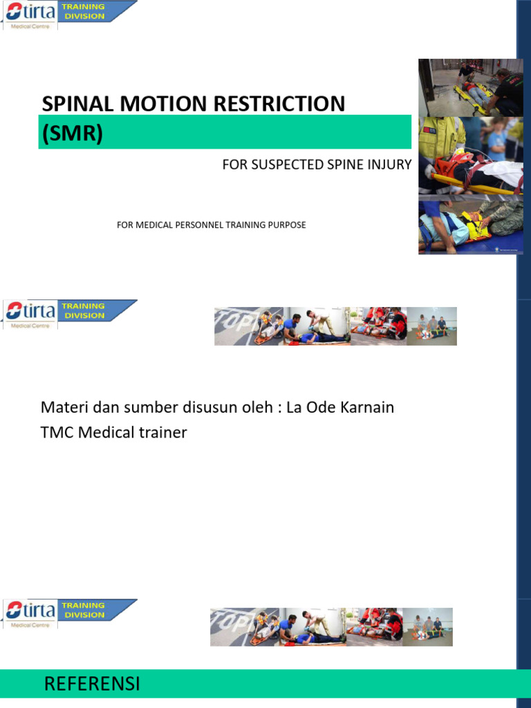 01 Spinal Motion Restriction | PDF