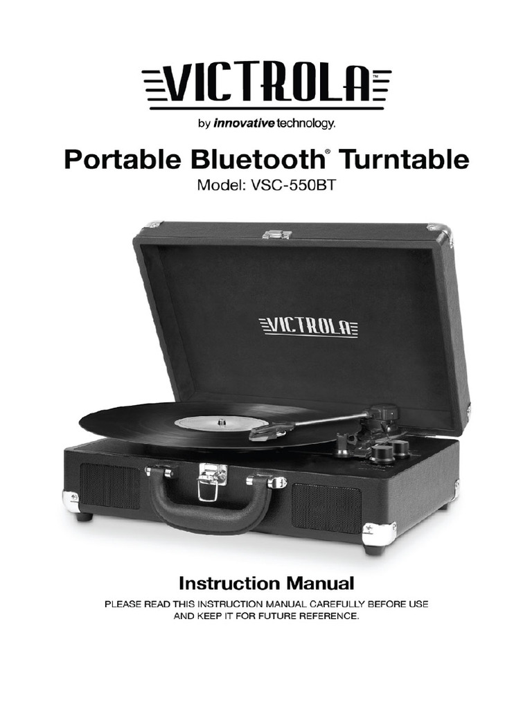 Victrola - VSC 550BT Manual | PDF
