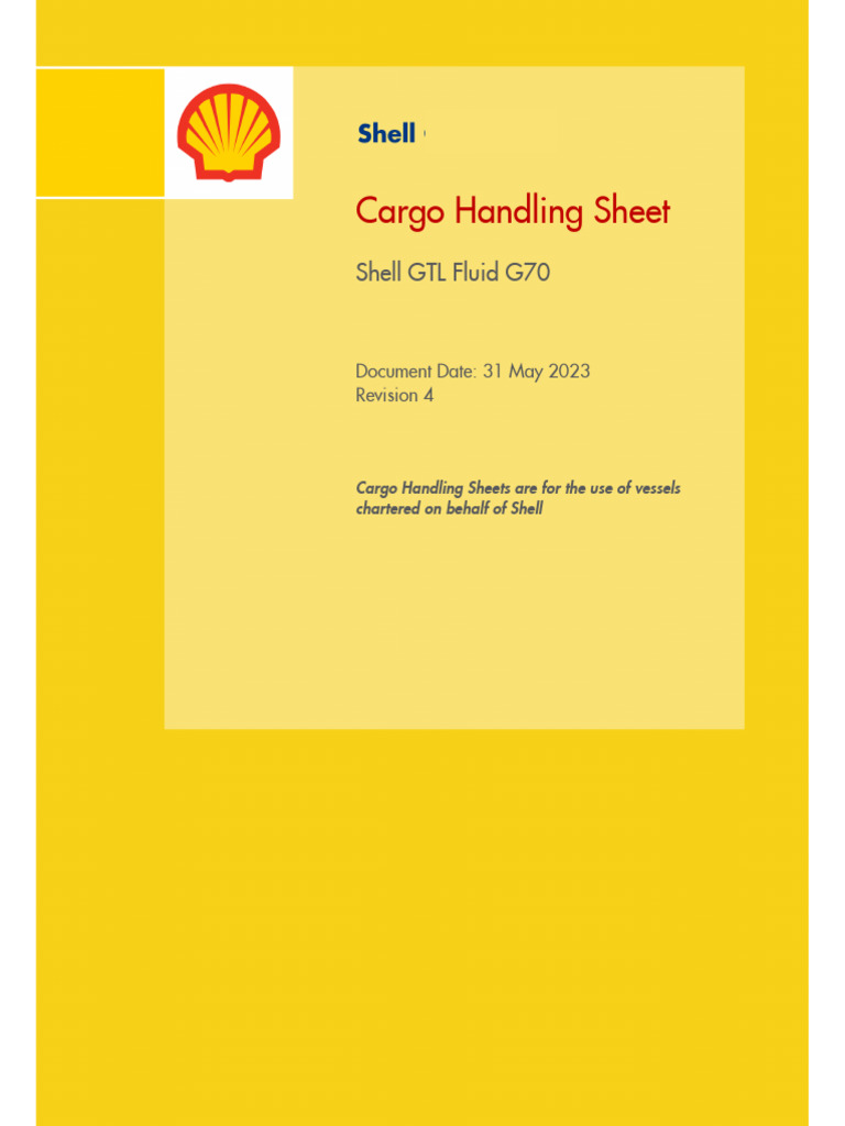 Chs Shell GTL Fluid g70 Rev 4r | PDF