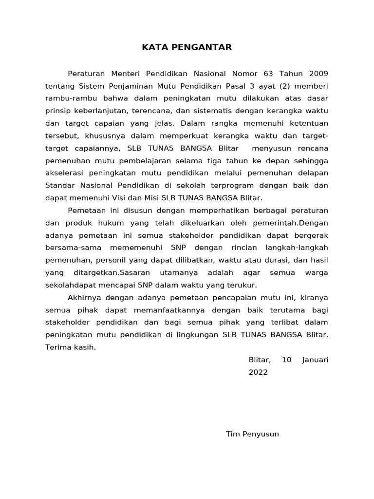 Kata Pengantar | PDF