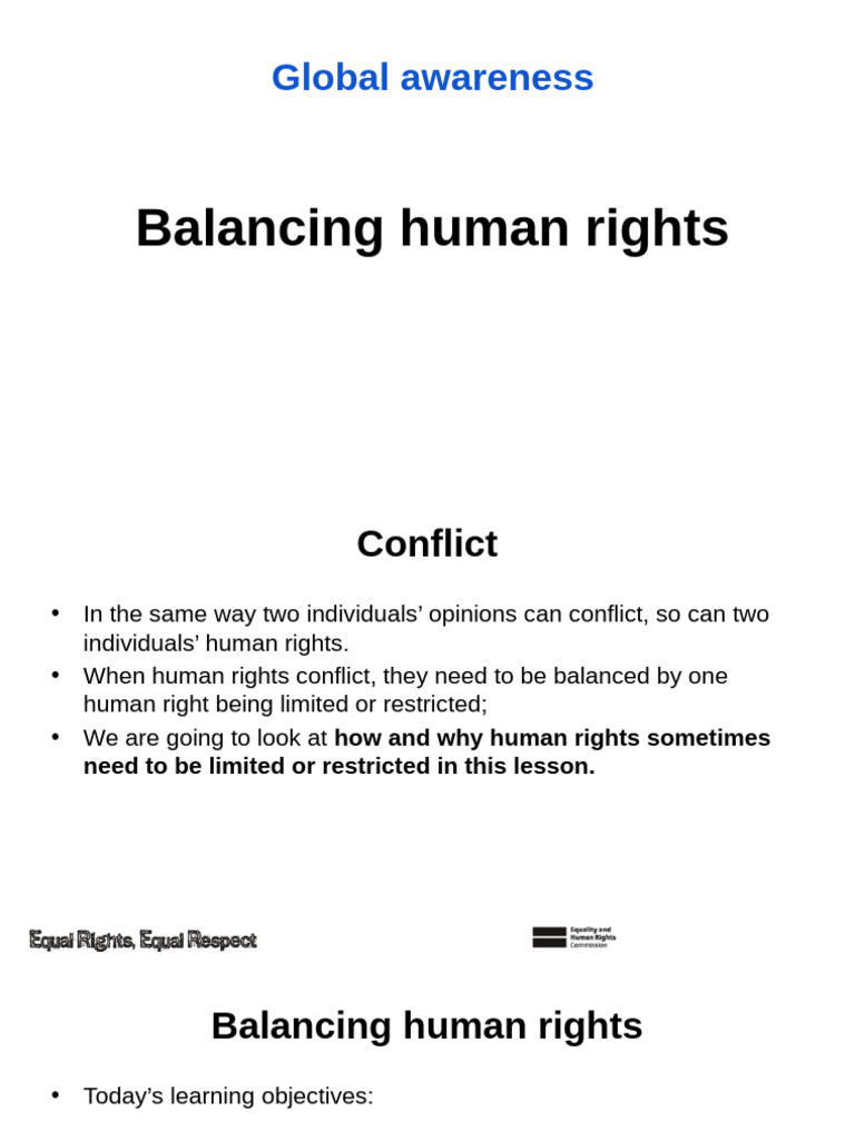 L3 - Balancing Human Rights - Do You Have The Right To Own A Gun | PDF