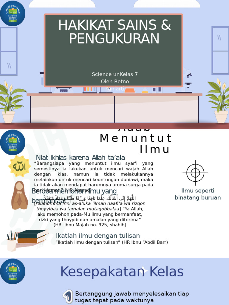 Bahan Ajar Science 7 Hakikat Sains | PDF