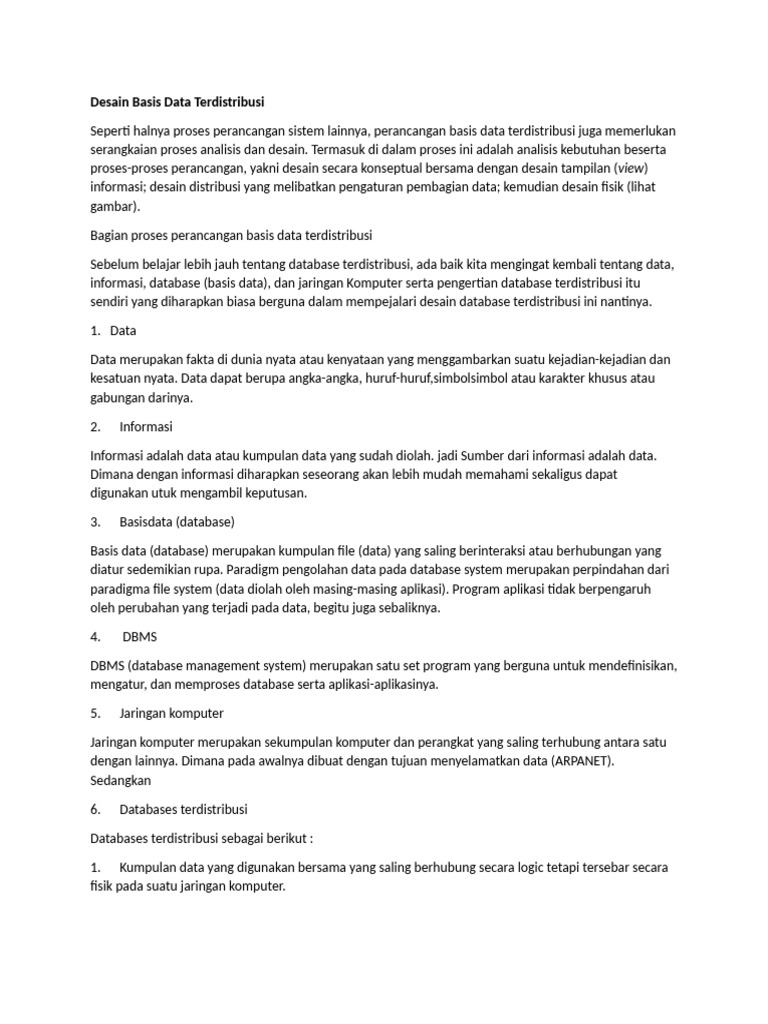 Desain Basis Data | PDF