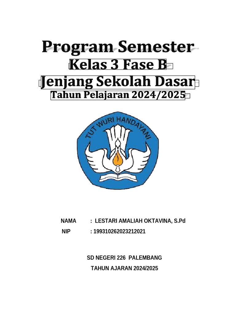 Prosem Guru Kelas 3 Kurikulum Merdeka 2024-2025 | PDF